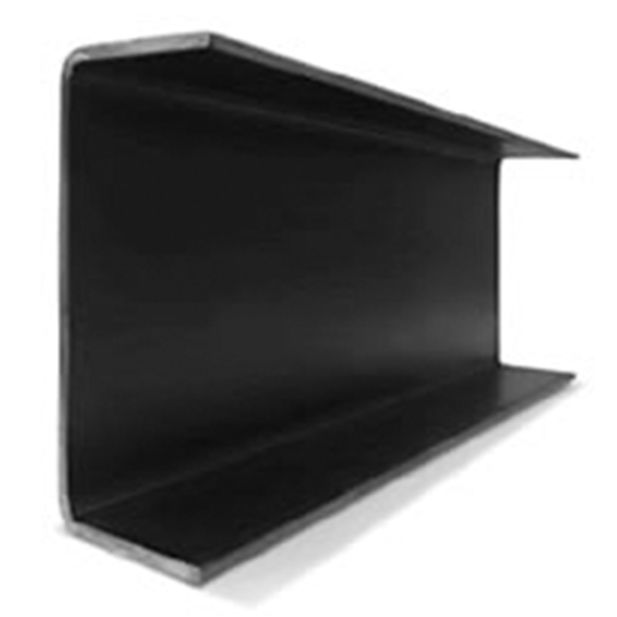Perfil U Galvanizado Negro – Metales del Oriente